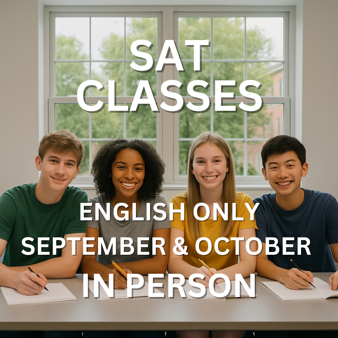 Fall SAT Classes - English Only - In Person - Precision Test Prep